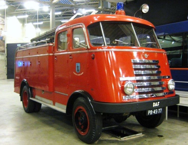 Fire Engines Photos - 1954 DAF Truck DAF museum