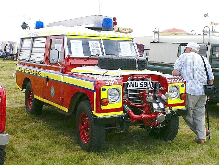 Fire and Rescue Service Land Rover