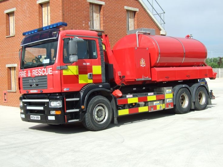 Fire Engines Photos - MAN Prime Mover Dorset FRS