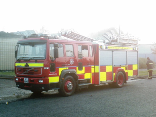 Fire Engines Photos - Northern Ireland. Volvo FL6H Browns WrL 1