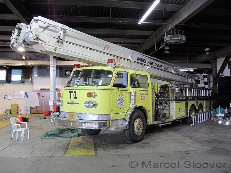Fire Engines Photos - Whittier Alaska ALF Hydraulic platform