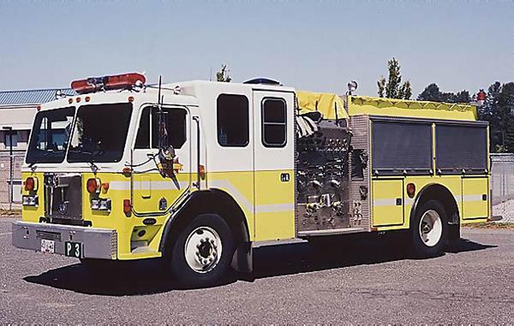 Fire Engines Photos - Surrey BC - Peterbilt/Anderson pumper
