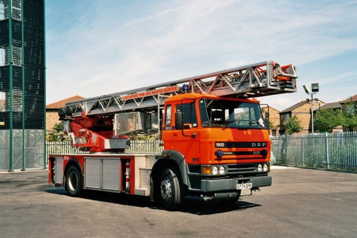 Fire Engines Photos - DAF 1900 T.L. Morcambe