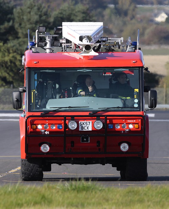 Fire Engines Photos - Carmichael Cobra 2 tender at Edinburgh Airport