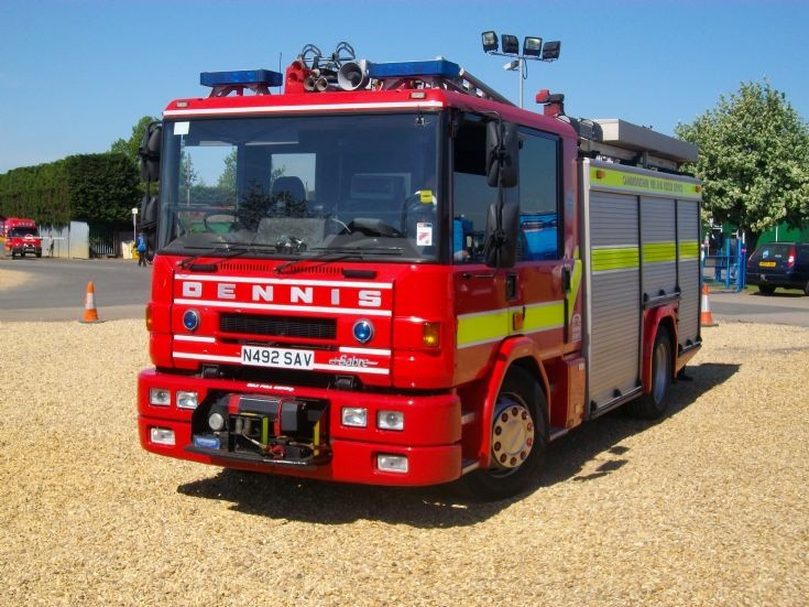 Fire Engines Photos - Cambridgeshire Dennis Sabre