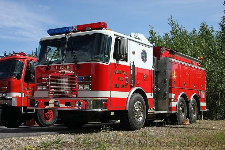 Fire Engines Photos - T51 KME Ester VFD Alaska