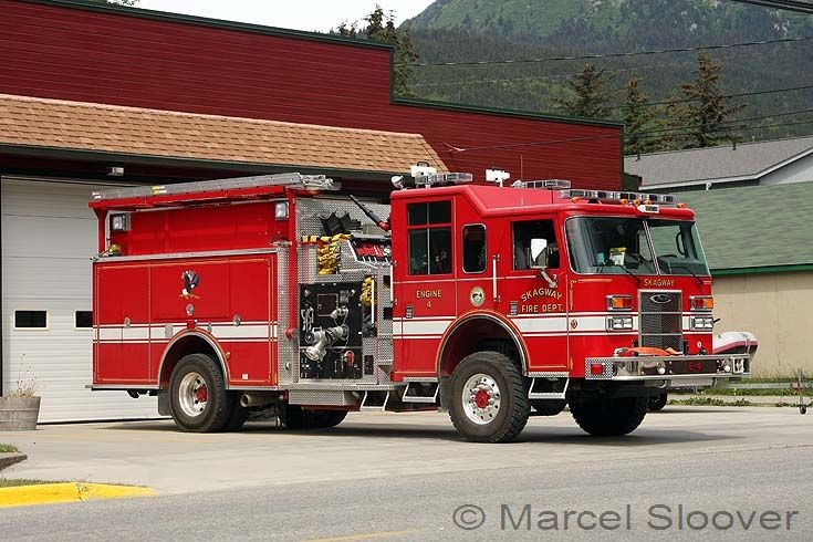 Fire Engines Photos - Engine 4 Pierce Skagway Fire dept