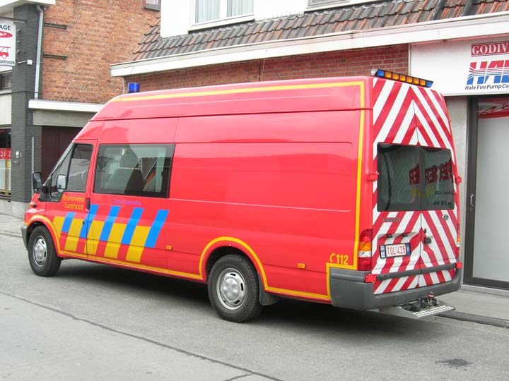Fire Engines Photos - Fire brigade Turnhout Ford Transit