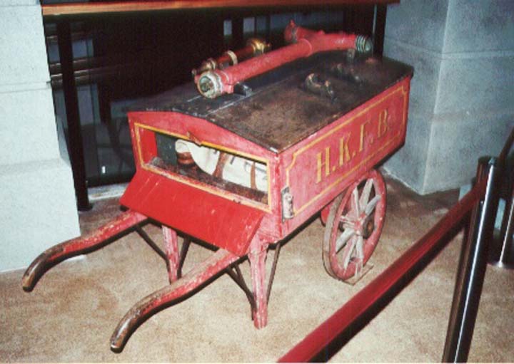Fire Engines Photos - HKFB hose cart.