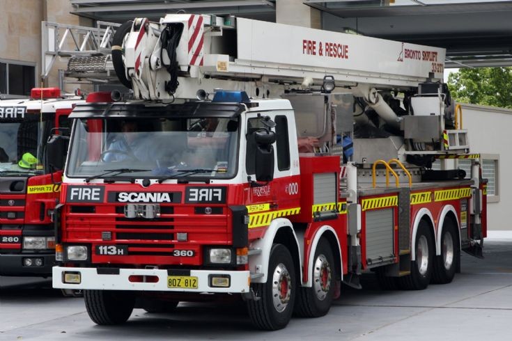 Fire Engines Photos - Western Australia - Perth CLP Scania Bronto