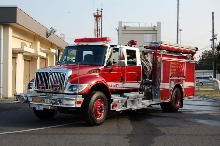 Fire Engines Photos - US.Navy Pump Japan International