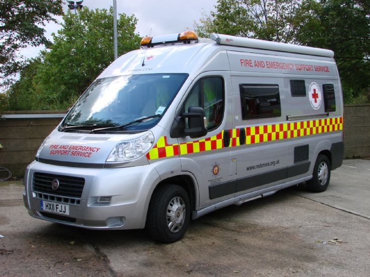 Fire Engines Photos - Red Cross & B&LF&RS Support Service Vehicle
