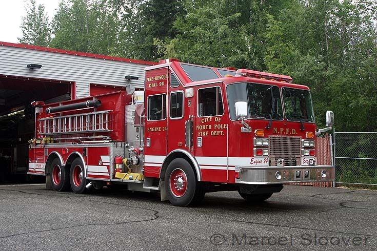 Fire Engines Photos - Engine 24 North Pole Fire dept Alaska