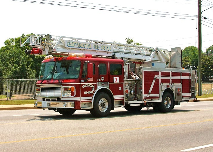 Fire Engines Photos - Chattanooga, TN. Q-2