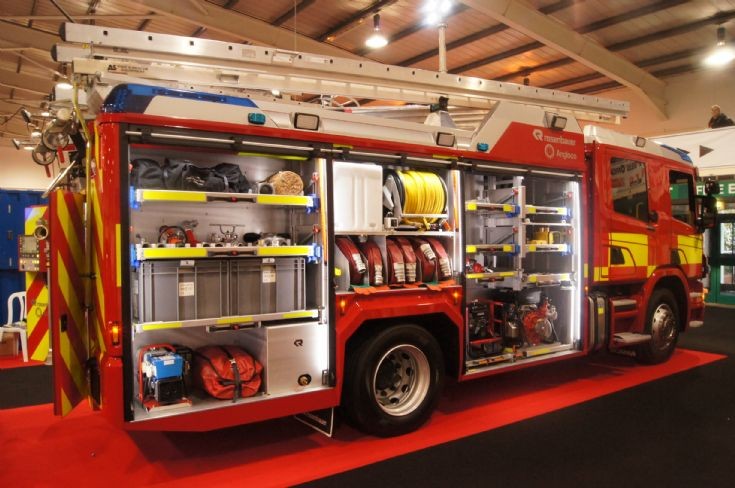 Fire Engines Photos - New Pumper Amgloco Rosenbauer