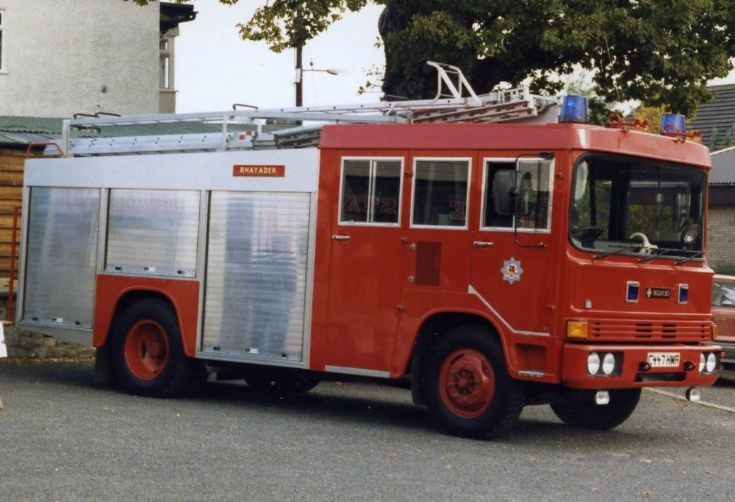 Fire Engines Photos - Bedford Saxon Rhayader Fire Station