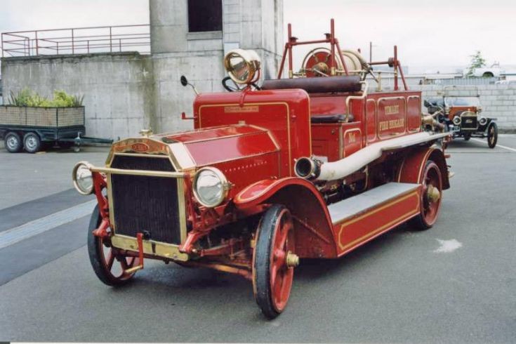 Fire Engines Photos - New Zealand Dennis 1920