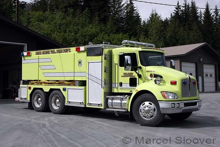 Fire Engines Photos - Kenworth Bear Creek Fire Alaska