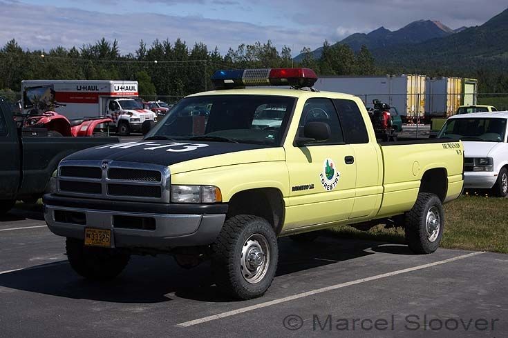 Fire Engines Photos - Division of Forestry Alaska Dodge RAM