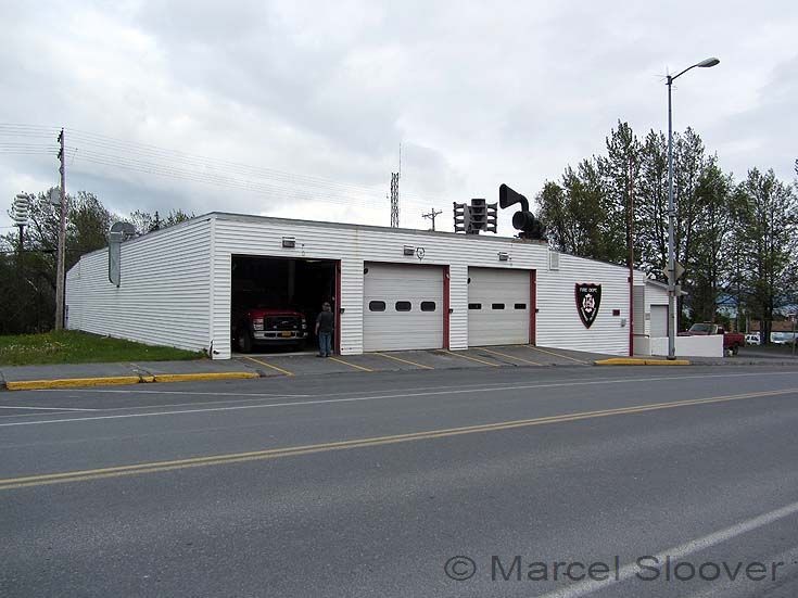 Fire Engines Photos - Fire station Seward Fire dept Alaska