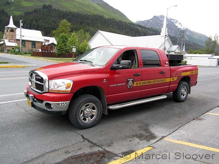 Fire Engines Photos - Dodge Ram 3500 Seward Fire dept Alaska