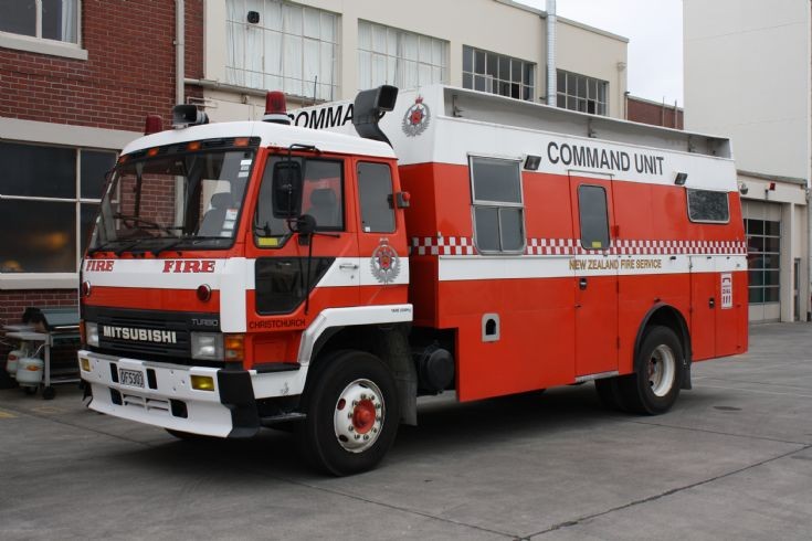 Fire Engines Photos - New Zealand Mitsubishi Command Unit