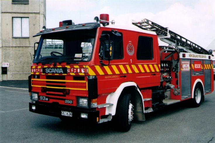 Fire Engines Photos - New Zealand Scania OE1634