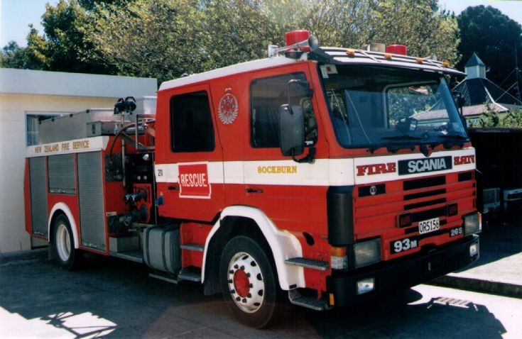 Fire Engines Photos - New Zealand Scania OR5156