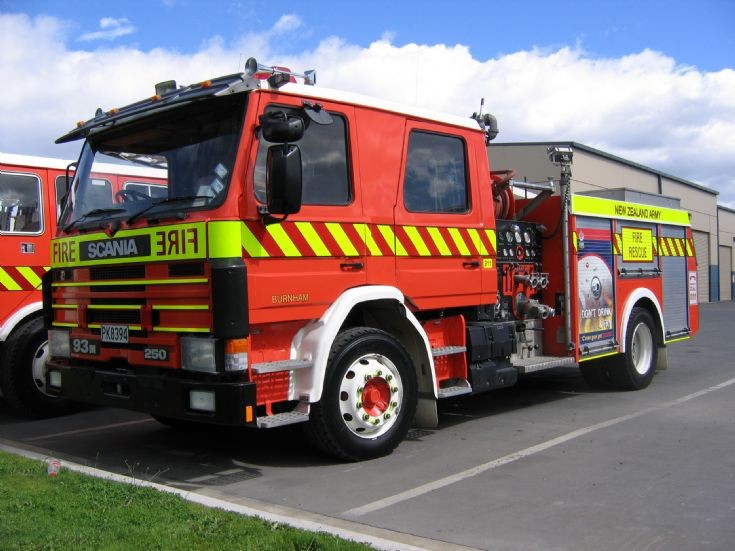 Fire Engines Photos - New Zealand Scania PK8394