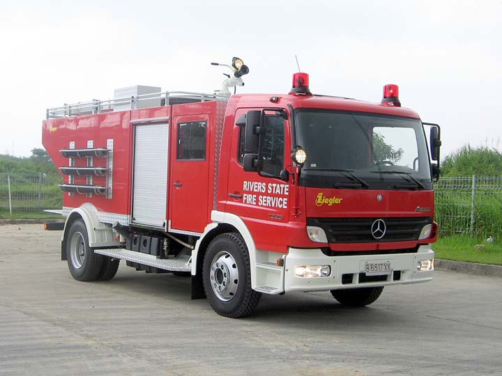 Fire Engines Photos - Mercedes Ziegler River State Fire Service Nigeria