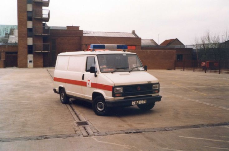 Fire Engines Photos - Limerick Fire Brigade Talbot Van.