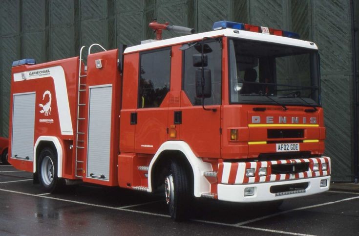 Fire Engines Photos - Dennis Sabre Carmichael Scorpion AF02 GOE