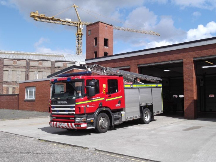 Fire Engines Photos - port glasgow Scania Strathclyde FRS