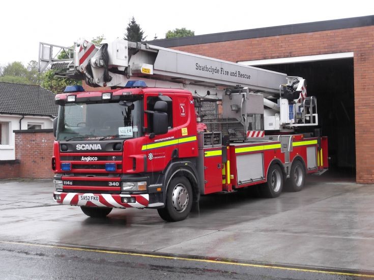 Fire Engines Photos - johnstones ALP Scania SA52 FKO