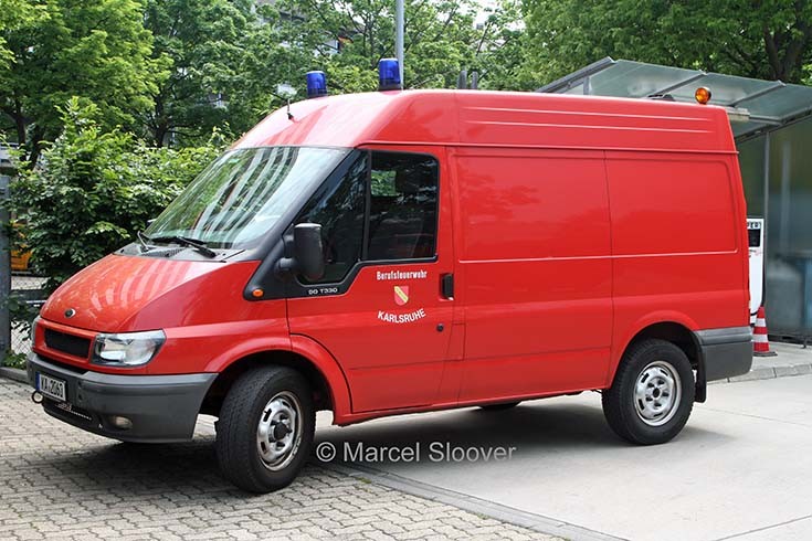 Fire Engines Photos - Berufsfeuerwehr Karlsruhe Ford Transit