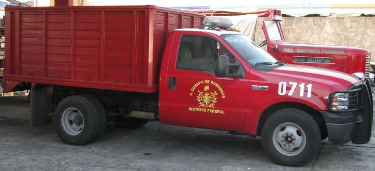 Mexico City Fire Dept. utility truck