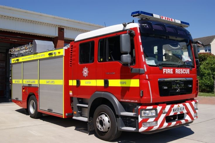Fire Engines Photos - Devon and Somerset MAN WA59KLM