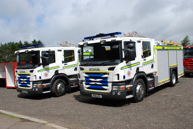 Fire Engines Photos - Stars of this weekends Fire Truckfest