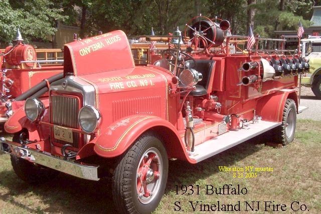Fire Engines Photos - 1930 Buffalo pumper