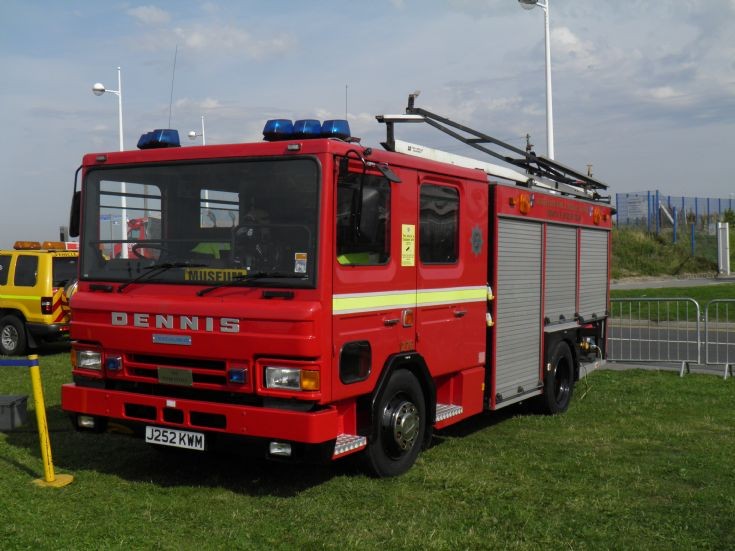 Fire Engines Photos - Dennis at Southport Air Show