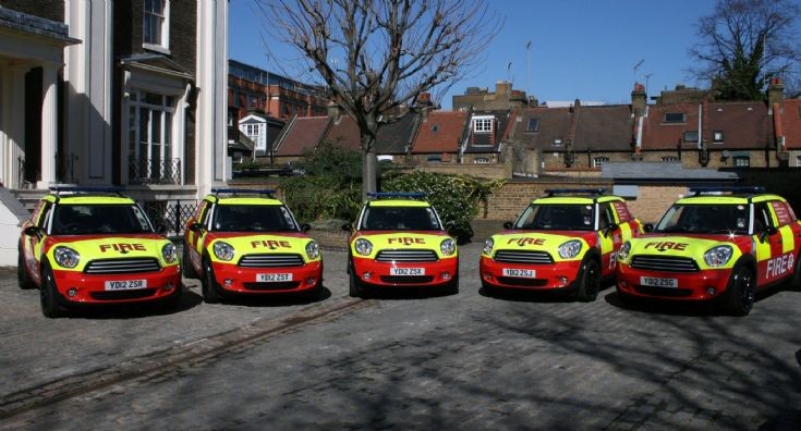 Fire Engines Photos - LFB mini London Olympic Games