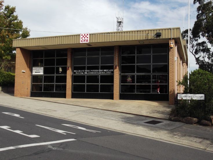 Fire Engines Photos - CFA Volunteer Fire Station in Belgrave.