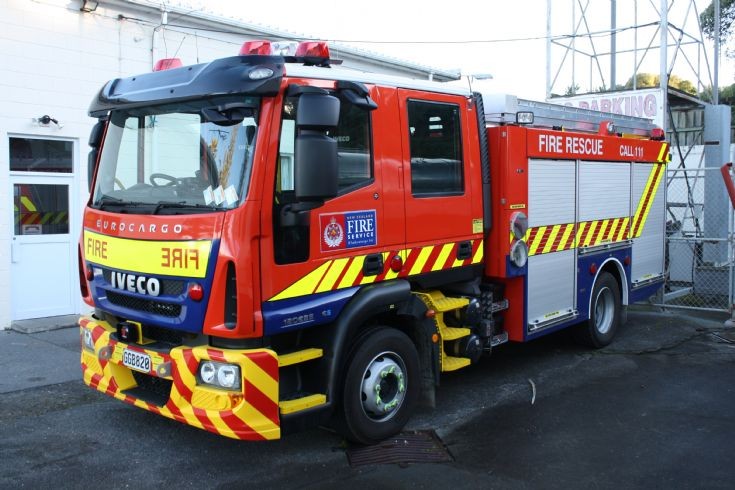 Fire Engines Photos - New Zealand Iveco GGB820 Kaikoura Fire brigade