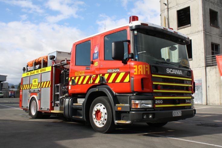 Fire Engines Photos - New Zealand Scania XD3575 Nelson
