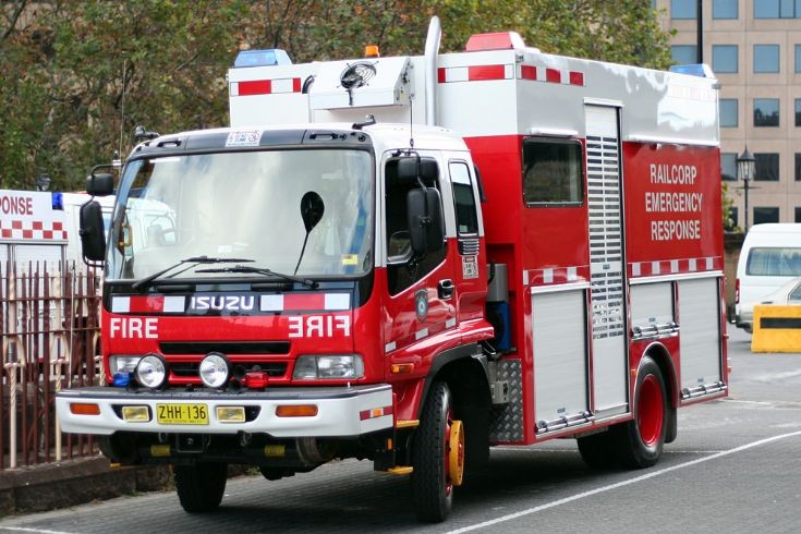 Fire Engines Photos - Railcorp Emergency Response - Sydney Australia