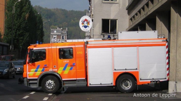 Fire Engines Photos - Mercedes-Benz in Belgium, Liege