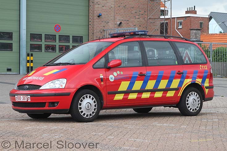 Fire Engines Photos - Brandweer Kapellen Belgium Ford Galaxy