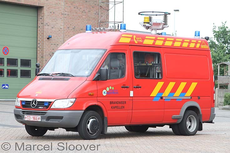 Fire Engines Photos - Brandweer Kapellen Belgium Mercedes Rescue