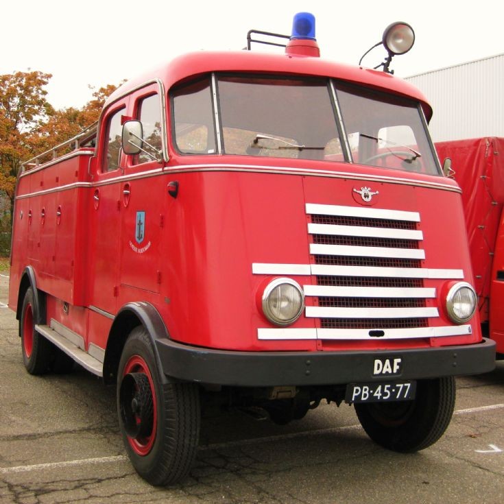 Fire Engines Photos - 1954 DAF Truck, PB-45-77