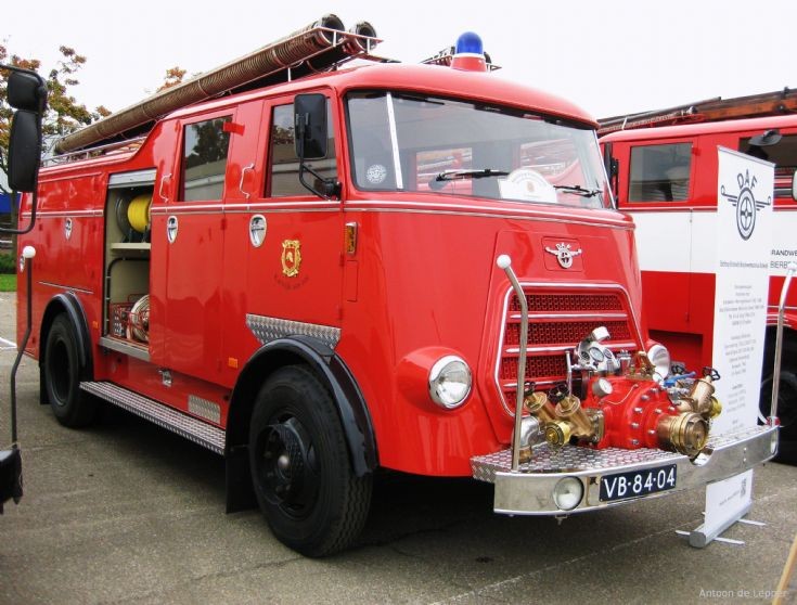 Fire Engines Photos - 1963 DAF Fire Truck. VB-84-04.
